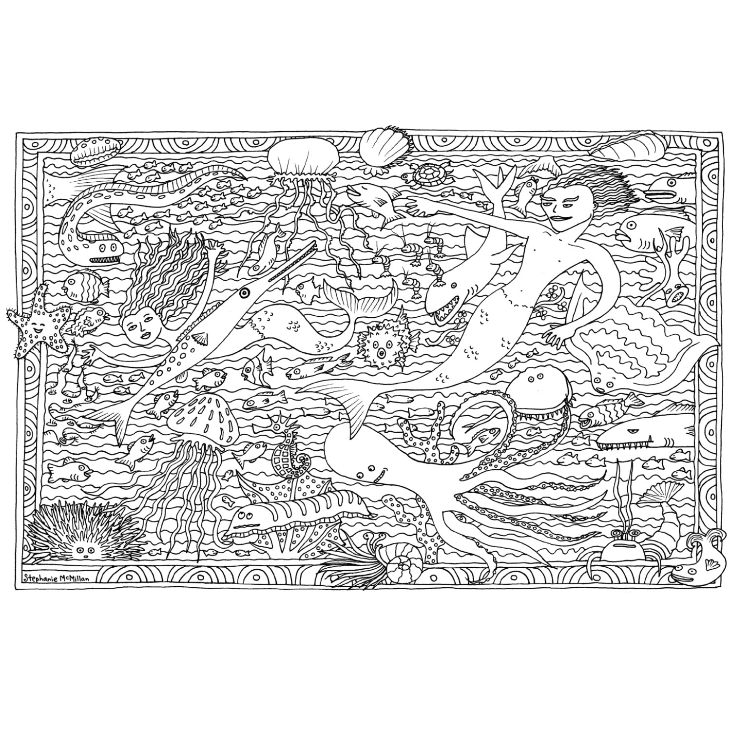 coloring pages with the name stephanie